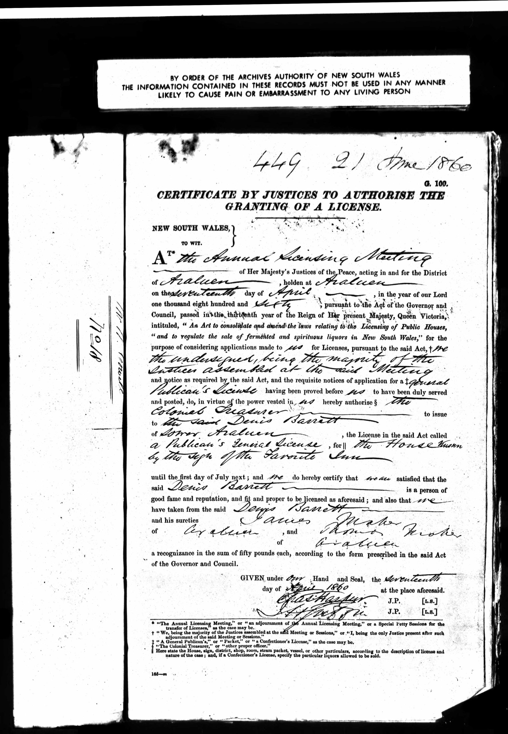 Favorite Inn - Araluen Valley History