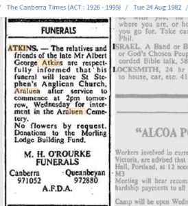 Notices - Araluen Valley History