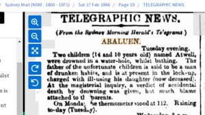 Notices - Araluen Valley History