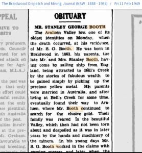 Notices - Araluen Valley History